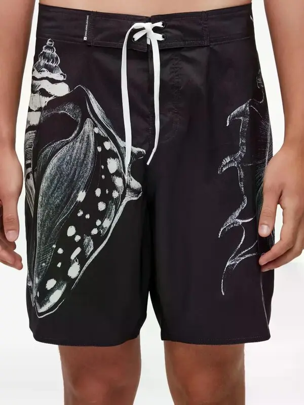 OSKLEN Shell-print Swim Shorts