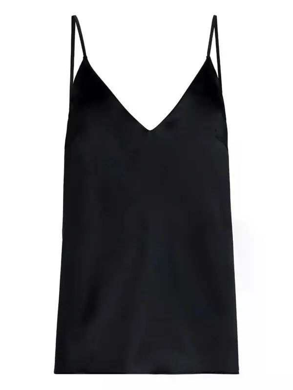 Brunello Cucinelli V-neck Top - Black