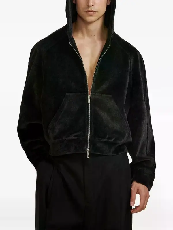 LGN LOUIS GABRIEL NOUCHI Velour Hooded Sweatshirt