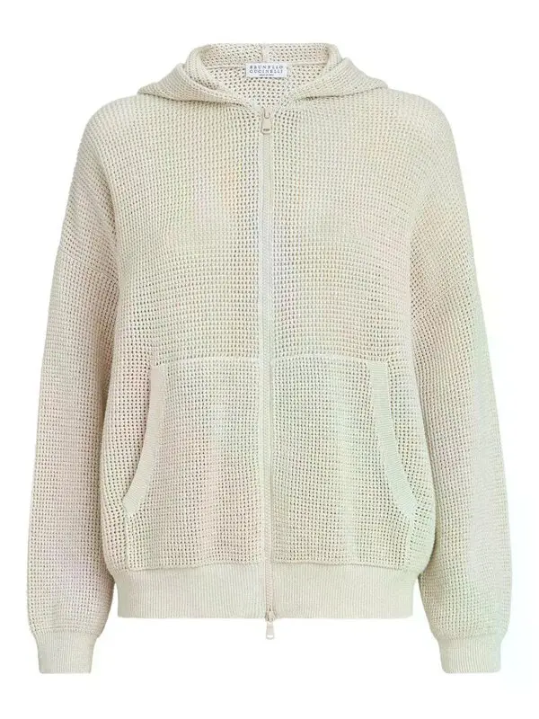 Brunello Cucinelli Hooded Zip-up Cardigan