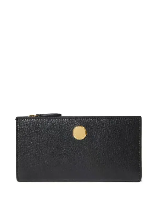 Stella McCartney Logo-detail Zip Wallet - Black