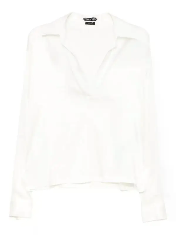 TOM FORD Satin Blouse - White