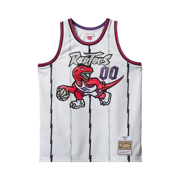 Mitchell & Ness X Playboi Carti X Nba Toronto Raptors 1998 Jersey - White