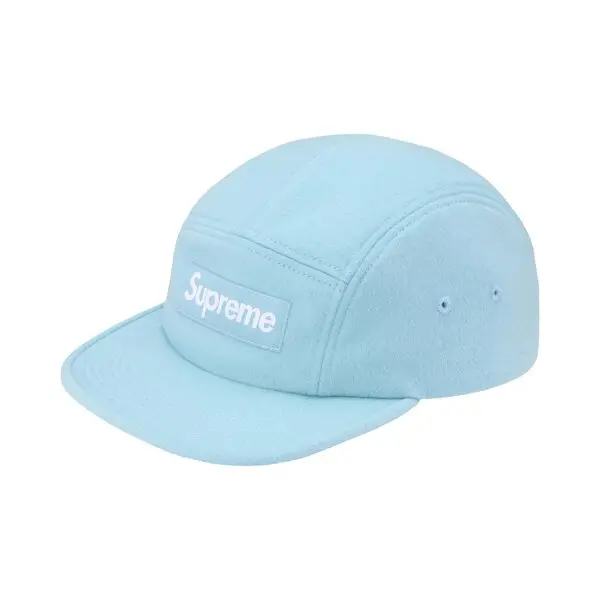 Supreme Wool Camp Cap - Blue