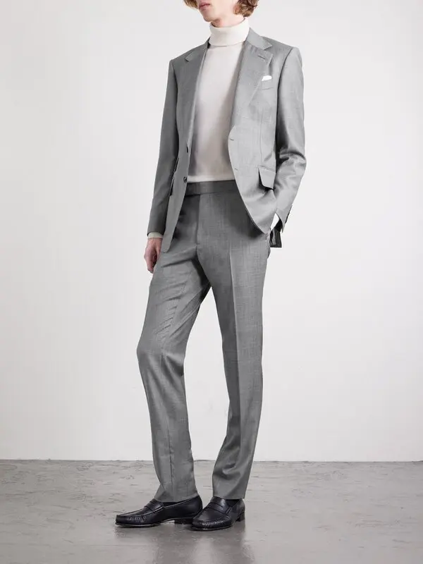 TOM FORD Slim-fit Wool Suit Trousers