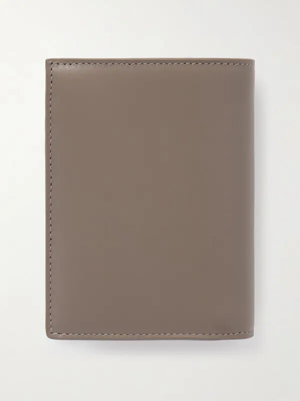 Saint Laurent Logo-print Leather Bifold Wallet - Brown