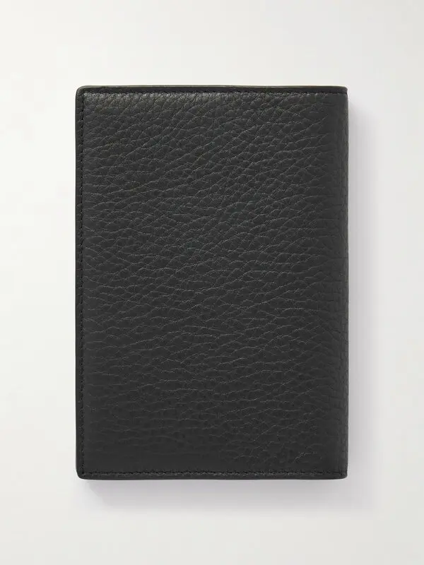 Saint Laurent Full-grain Leather Billfold Wallet - Black