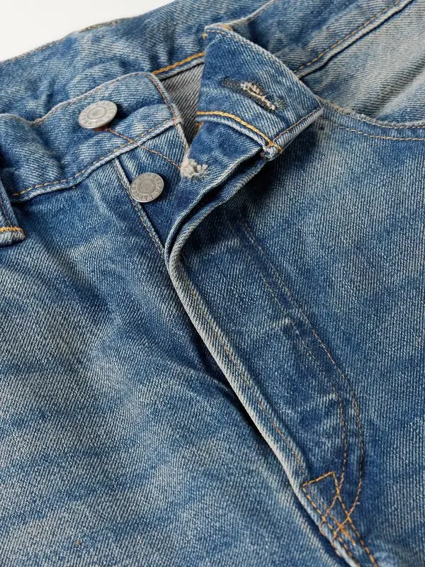 Ralph Lauren Straight-leg Panelled Selvedge Jeans