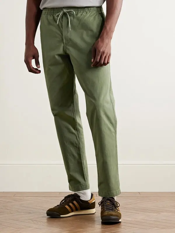 Polo Ralph Lauren Tapered Cotton-blend Twill Trousers