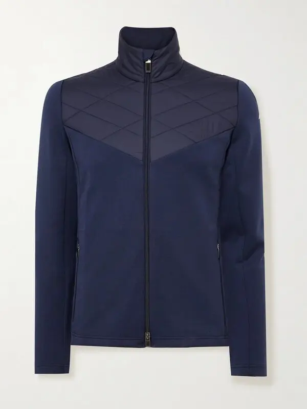 Kjus Formula Quilted Tech-jersey Jacket - Blue