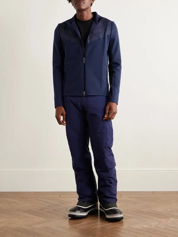 Kjus Formula Quilted Tech-jersey Jacket - Blue