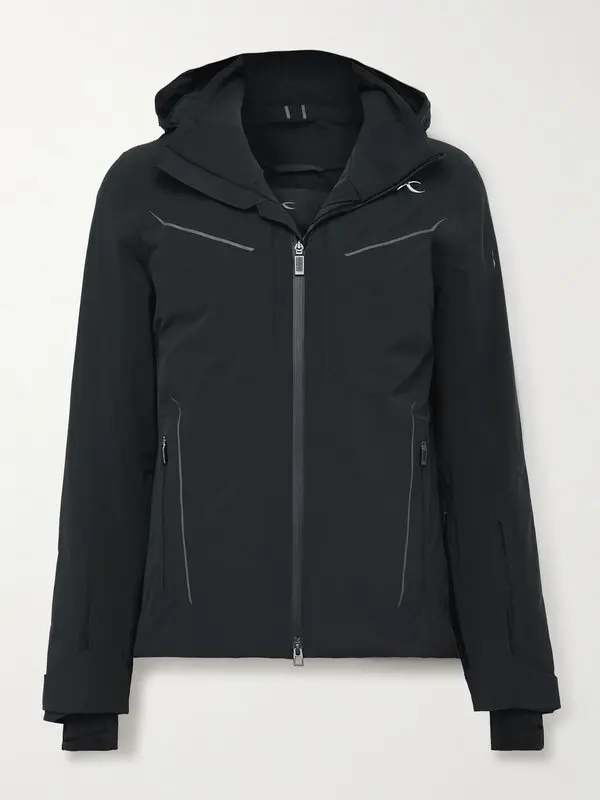 Kjus Formula Padded Hooded Ski Jacket - Black