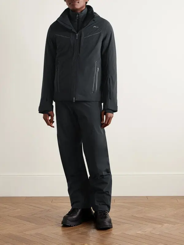 Kjus Formula Padded Hooded Ski Jacket - Black