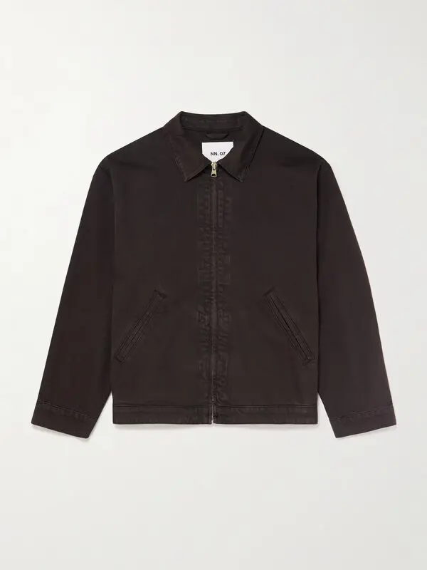 Nn07 Petrus 1874 Organic Denim Jacket - Brown