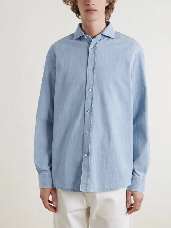 Brunello Cucinelli Denim Shirt - Blue