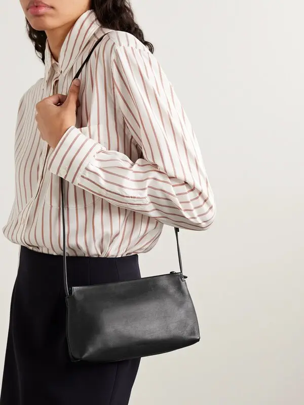 THE ROW Rene Leather Shoulder Bag