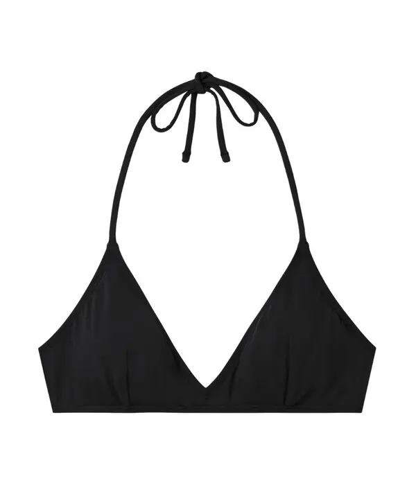 NILI LOTAN Triangle Bikini Top - Black