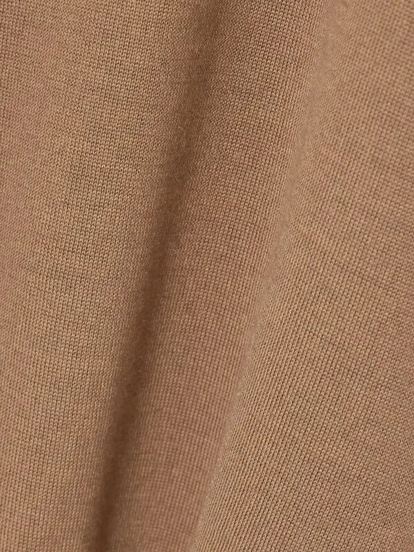 Saint Laurent Wool, Cashmere And Silk-blend Top