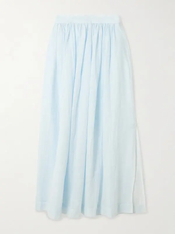 LEMLEM Freye Cotton Midi Skirt