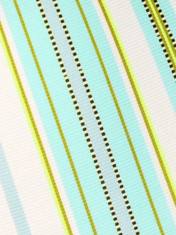 LEMLEM Ava + Elsi Printed Ribbed Recycled Bikini - Green