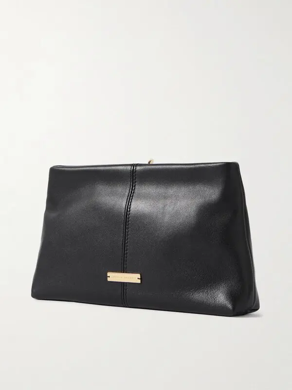 LOEFFLER RANDALL Corrine Gathered Leather Shoulder Bag