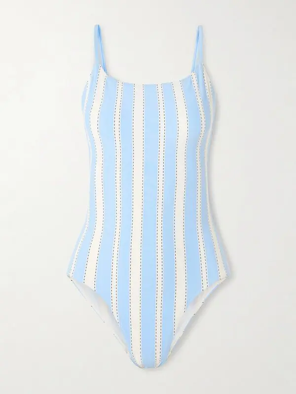 LEMLEM Elene Striped Swimsuit - Blue