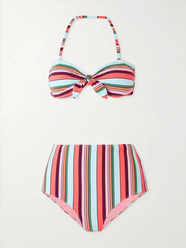 LEMLEM Ava + Elsi Printed Ribbed Bikini - Multi