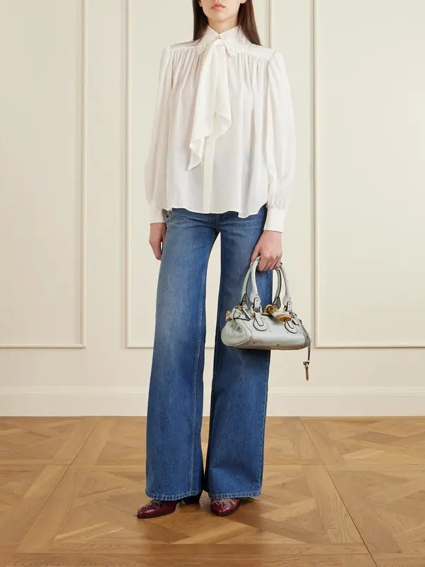 Chloé Paddington Embellished Leather Tote