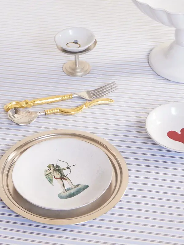 ASTIER DE VILLATTE John Derian Cupid Ceramic Plate