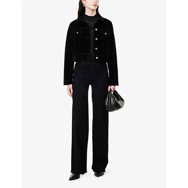 Paige Chantal Velvet Modal-blend Jacket