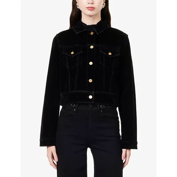 Paige Chantal Velvet Modal-blend Jacket