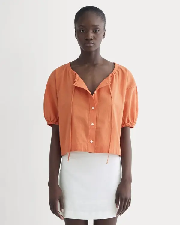 Everlane Gauze Button-up Blouse