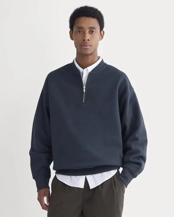 Everlane Luxe Fleece Half-zip Pullover