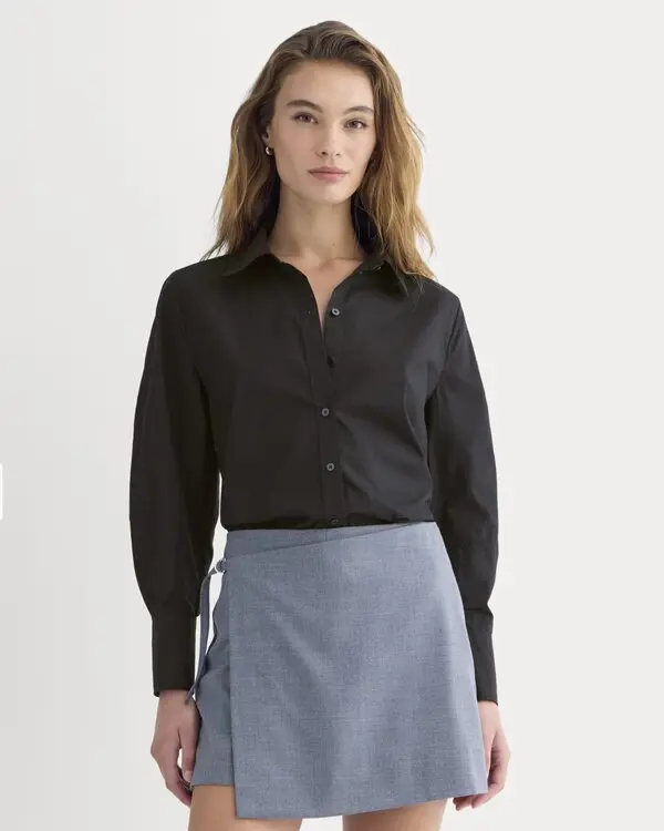 Everlane Lantern-sleeve Shirt
