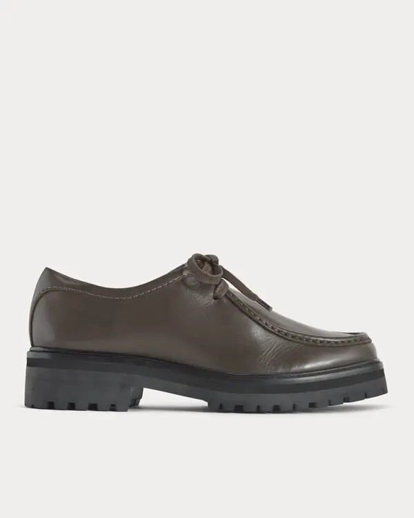 Everlane Leather Lug Chukka - Deep Brown