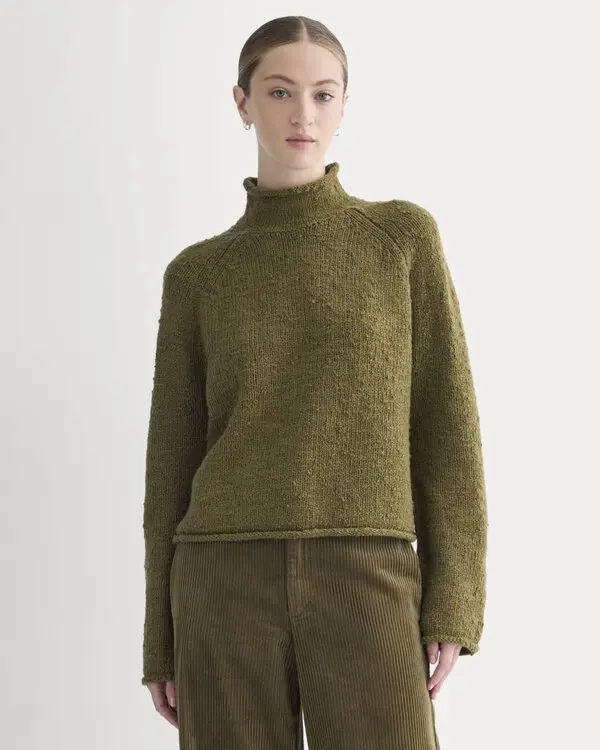 Everlane Rollneck Sweater - Olive