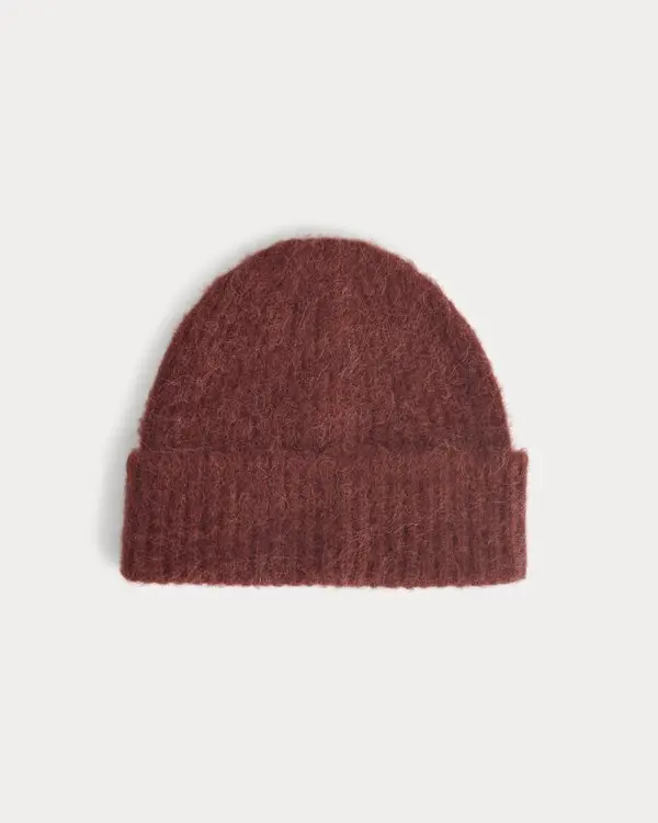 Everlane Plush Alpaca Beanie - Merlot