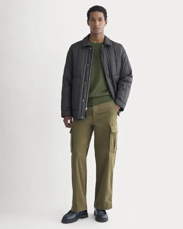 Everlane 90s Baggy Cargo Chino Pant - Olive