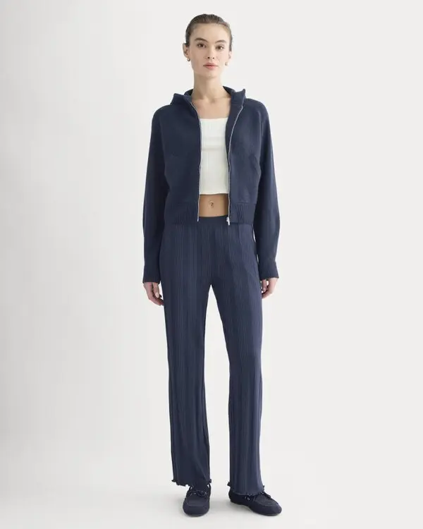 Everlane Lounge Rib Pant - Navy