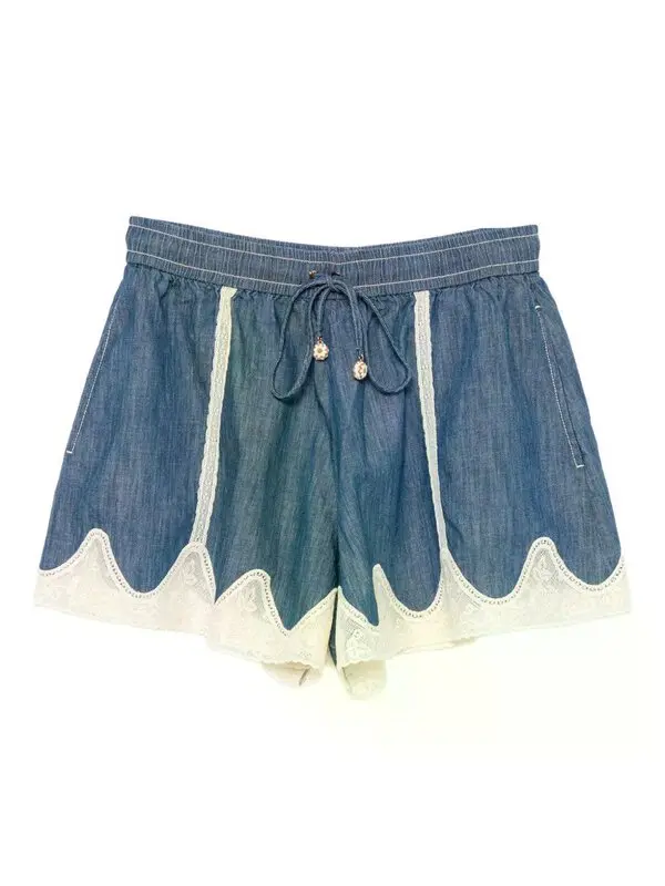 Zimmermann Awaken Shorts - Blue
