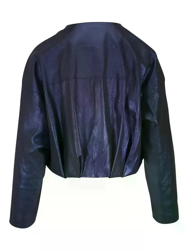 Lafayette 148 New York Zipped Leather Jacket