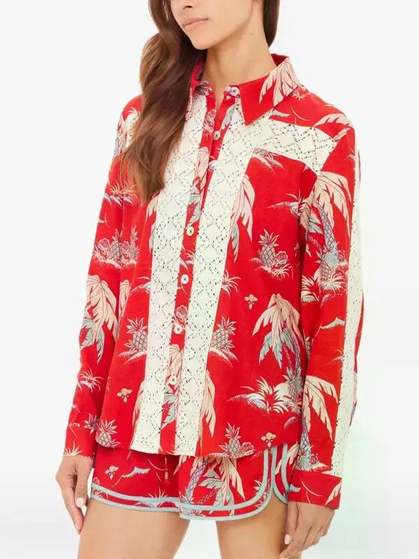 The Upside Palma Colla Printed Shirt