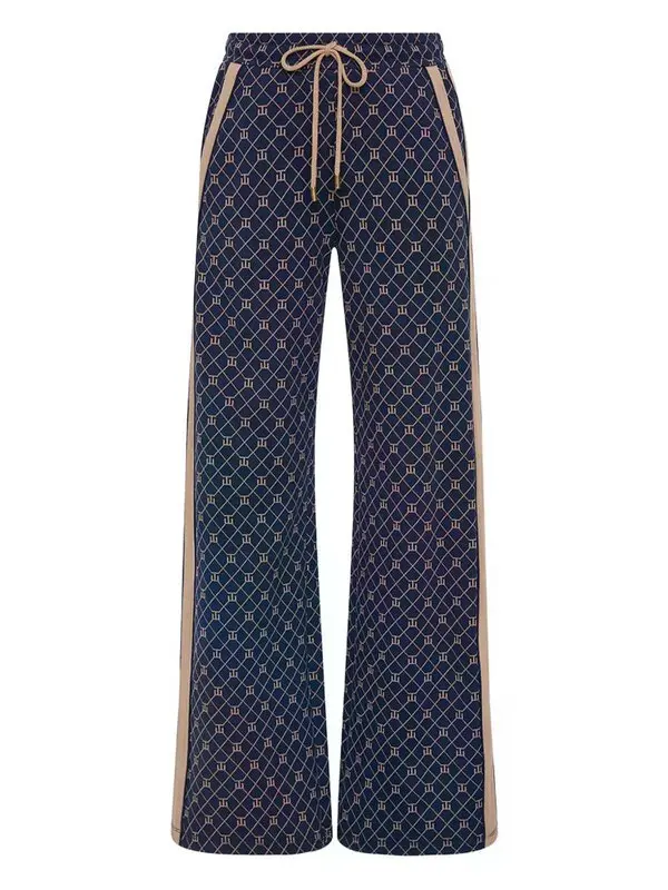 The Upside Ezra Patterned Flared Trousers