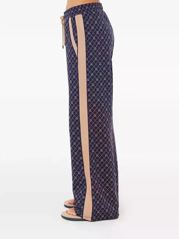 The Upside Ezra Patterned Flared Trousers