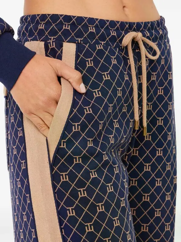The Upside Ezra Patterned Flared Trousers