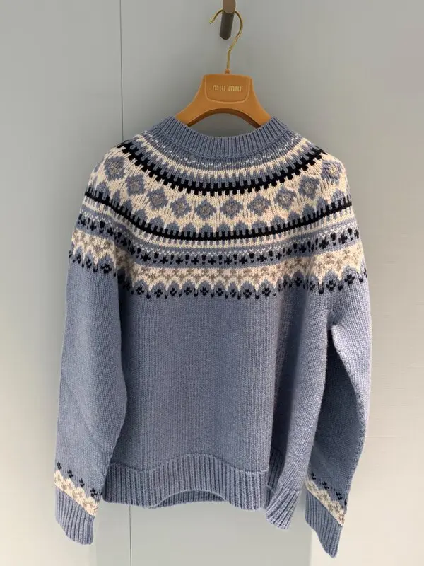Miu Miu Fair Isle Knit