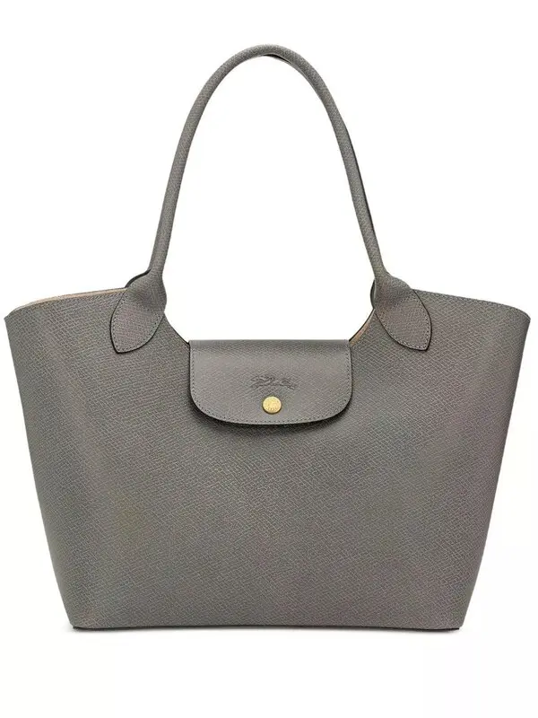 Longchamp Large Épure Shoulder Bag - Grey