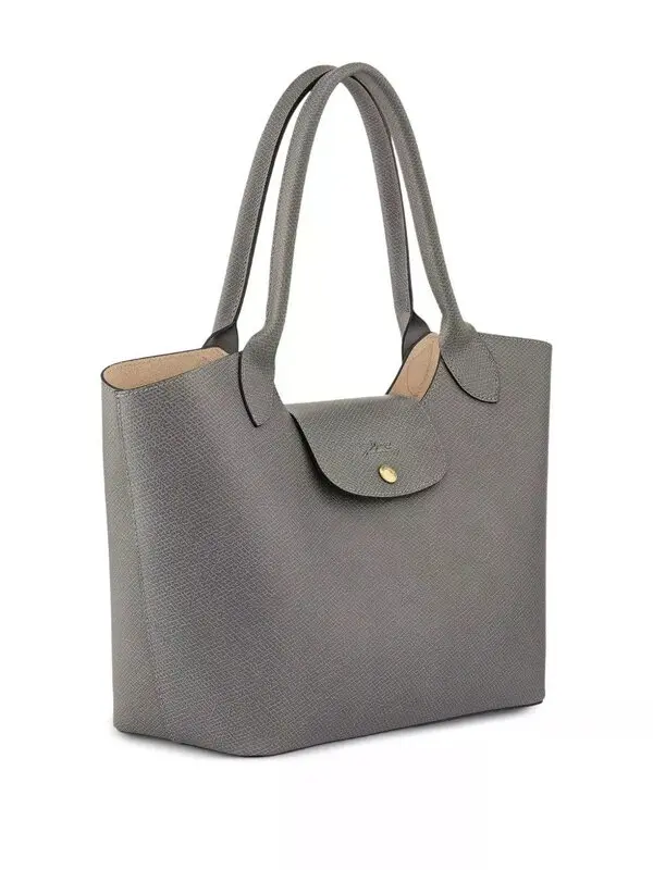Longchamp Large Épure Shoulder Bag - Grey