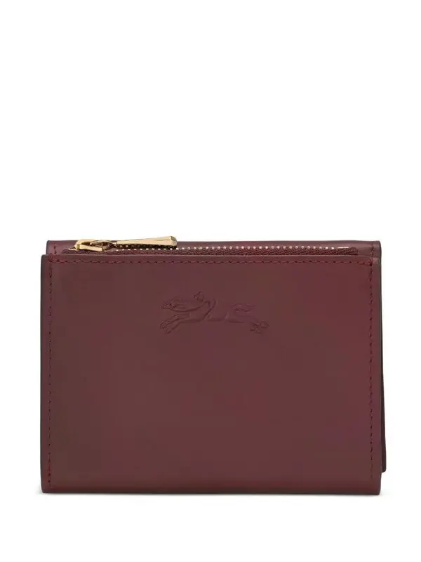 Longchamp Pure Compact Zip Wallet - Red