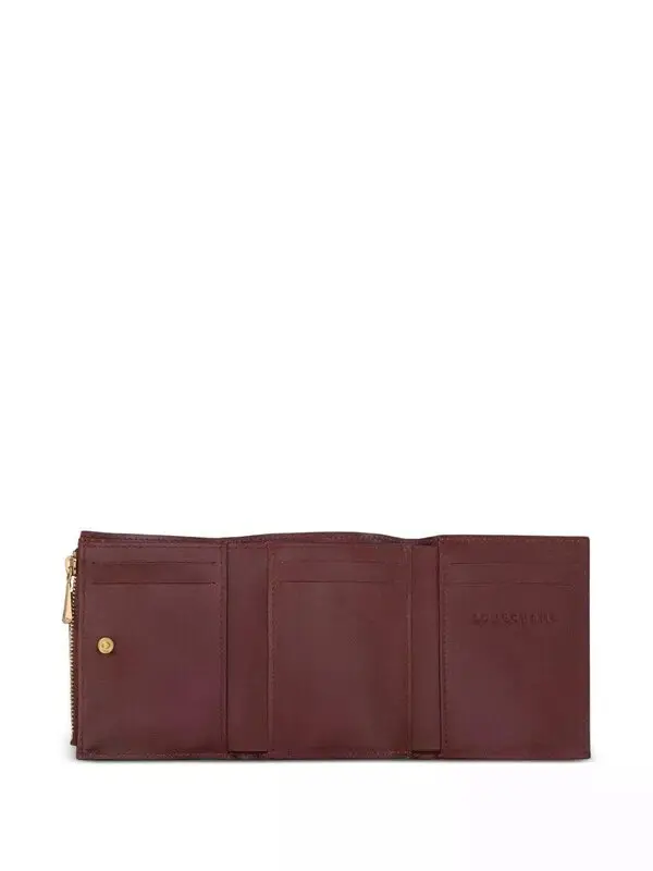 Longchamp Pure Compact Zip Wallet - Red